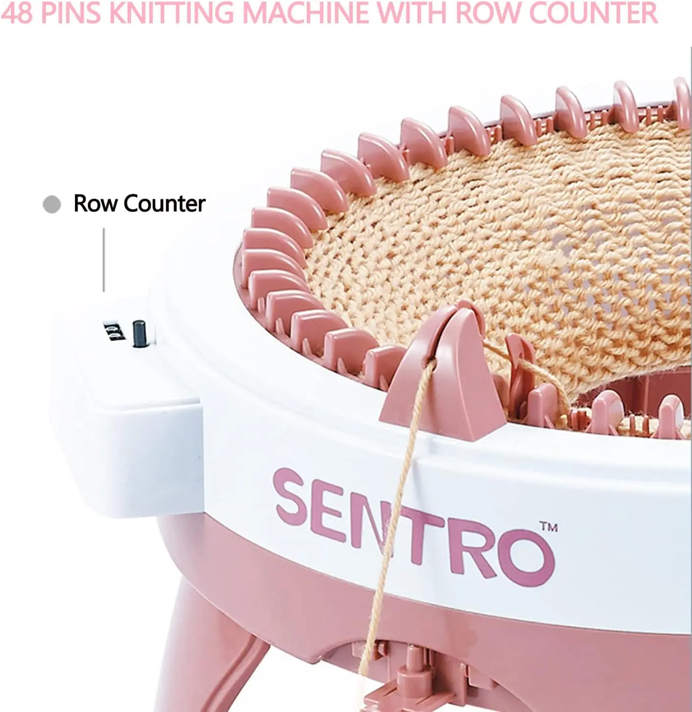 New Design Sentro Knitting Machine 48 Needle Hand Convenient Knitting ...