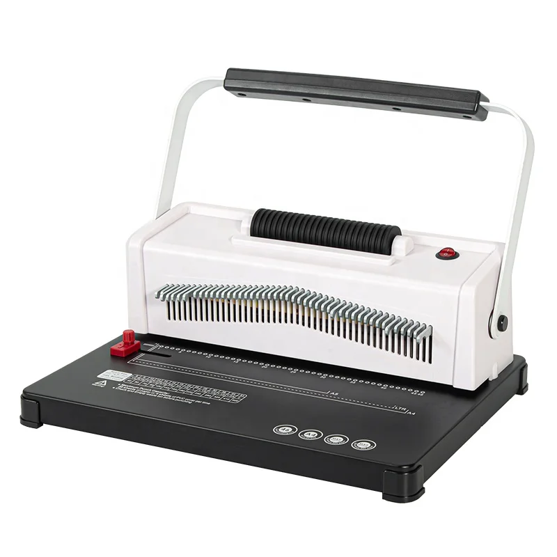 Factory 4:1 Plastic Spiral Coil Book Binding Machine /46 Holes Coil ...