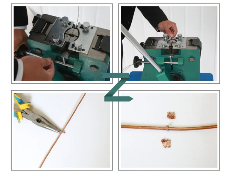 How to Join Drawing Broken Wires / SZ-3TR SWG AWG Copper Wries Cold ...