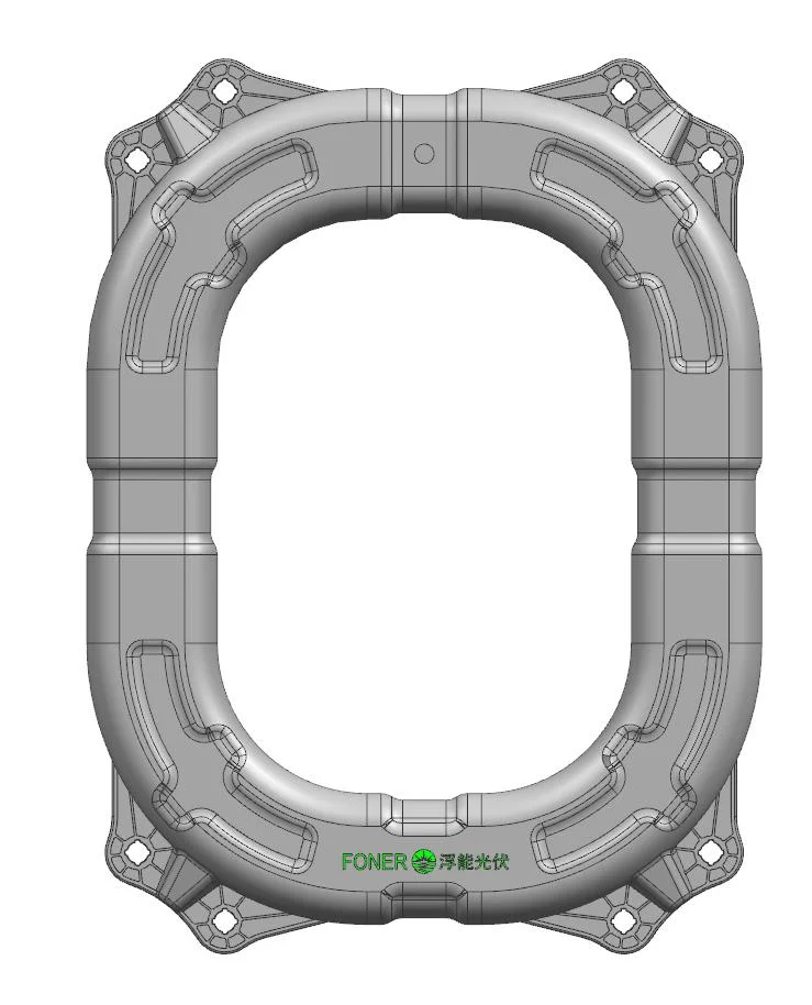 Hdpe Floating Solar Panel Mounting Structure - Buy Water Surface ...