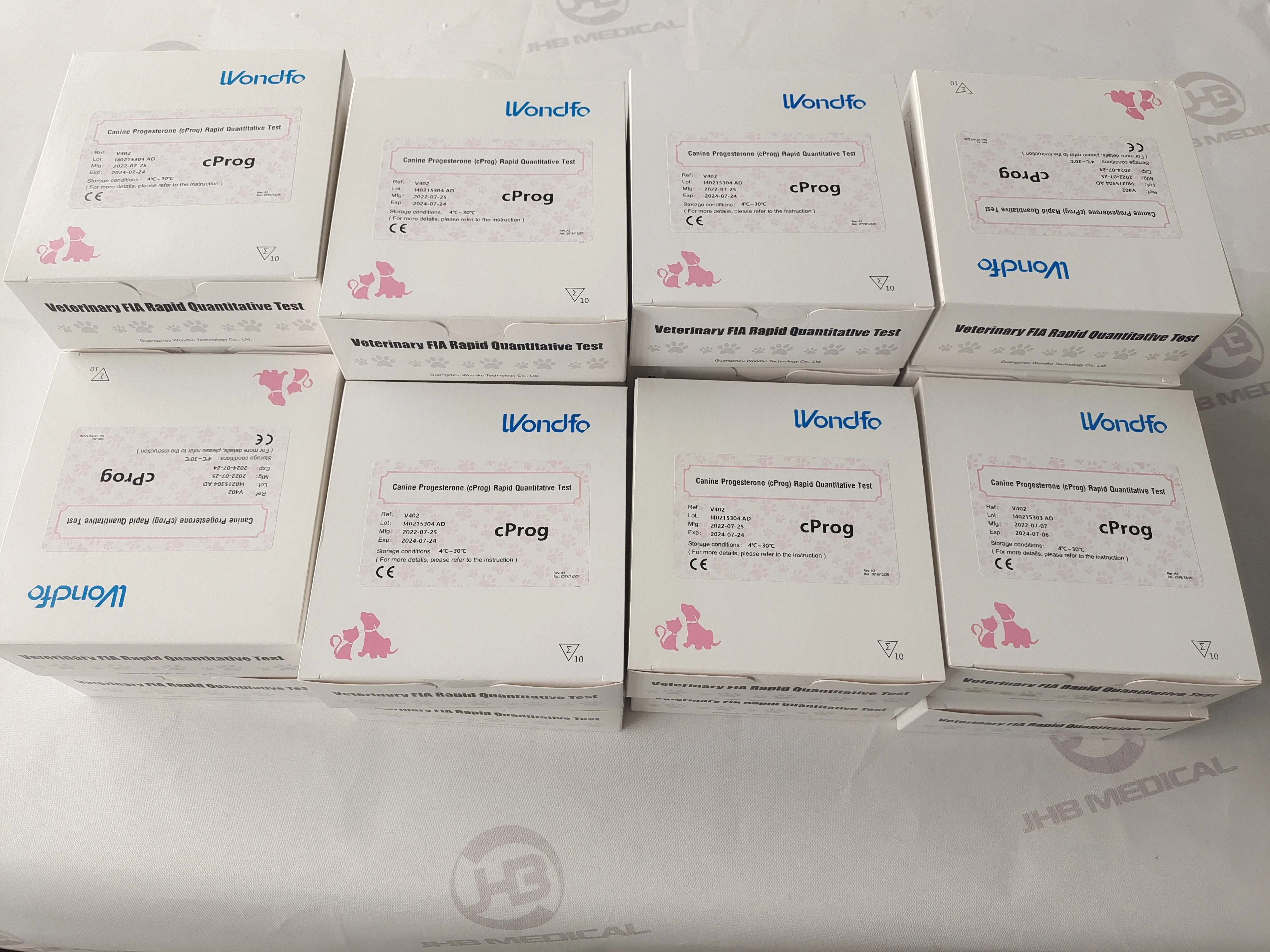 Wondfo Vet Progesterone Test Kit - Rapid Quantitative Test