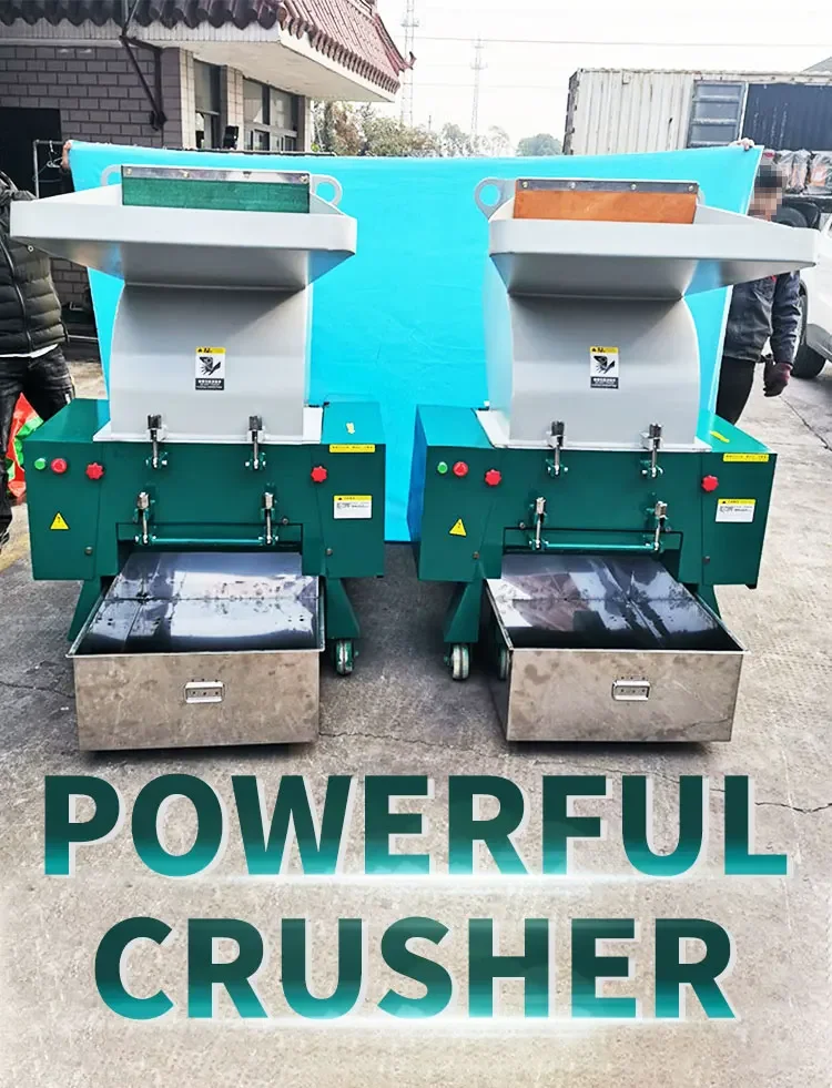 Pvc Plate Profile Rubber Water Bottle Crusher Production Line Head Mill ...