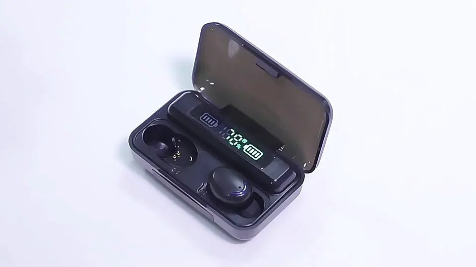 F9 Wireless Bt5.0 Headset Ecouteurs Earphone Touch Control Low Delay In ...