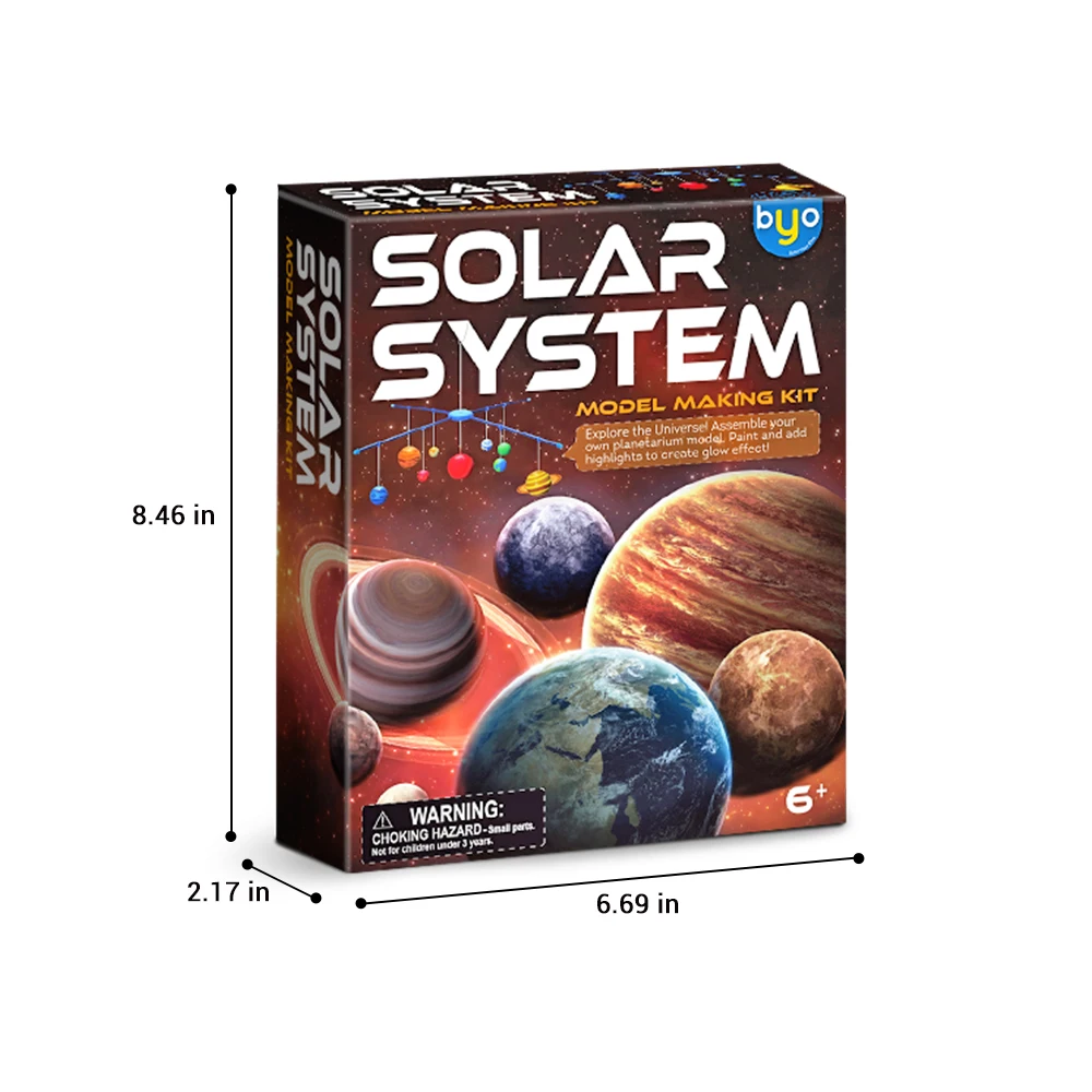 Byo Solar System Model Making Kit Diy Hand-painted Galaxy Early ...