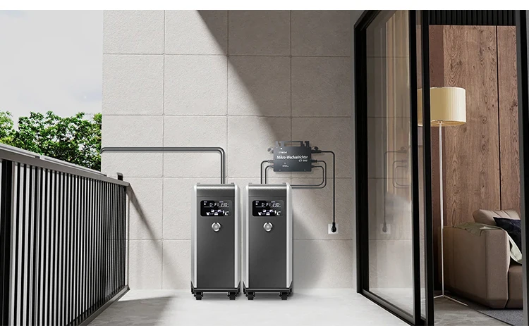 Balcony Solar PV Power Energy Storage System with 1000 Foldable Panels