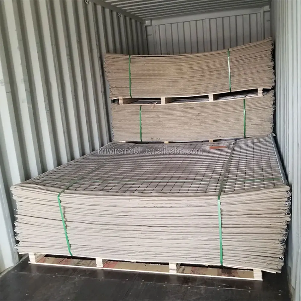 Galvanized Welded Defensive Flood Barrier Retaining Wall Defence ...