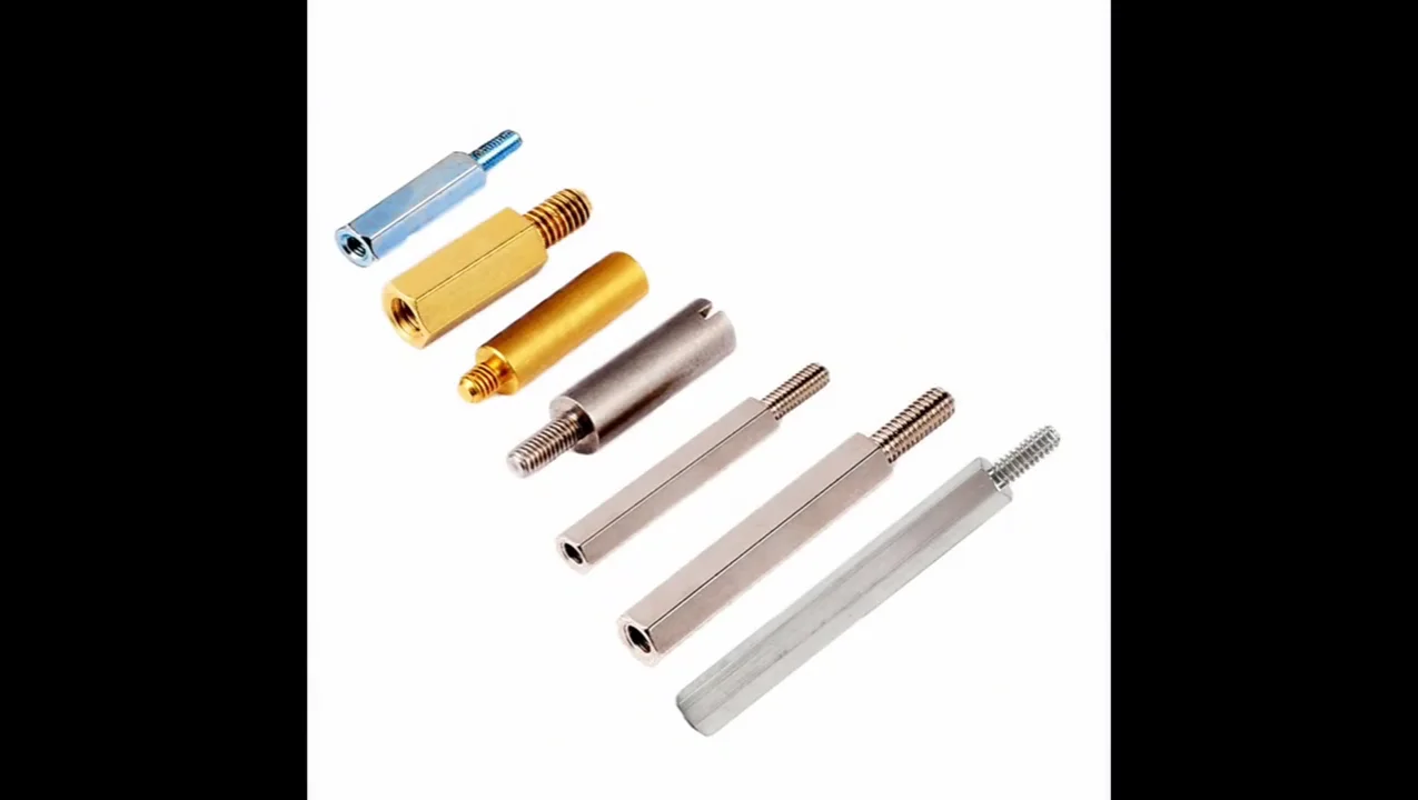 M3 M4 M6 M8 M10 Stainless Steel Aluminum Brass Round And Hex Threaded ...