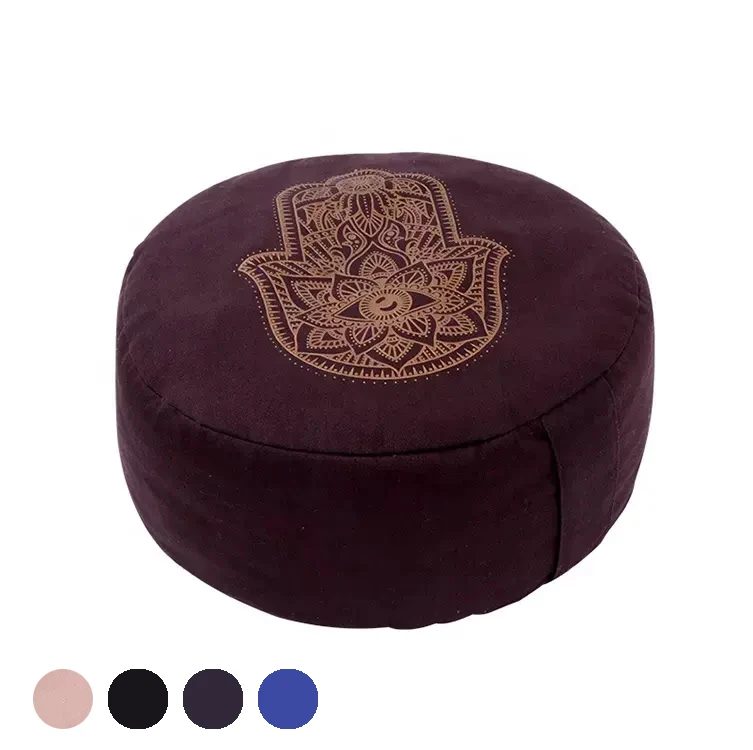 Oem Customized Outdoor Round Shape Organic Yoga Bolster Meditation Zafu ...