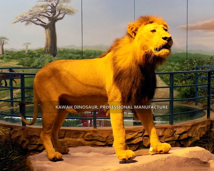 Handmade Realistic Animatronic Lion for Zoo Park & Education