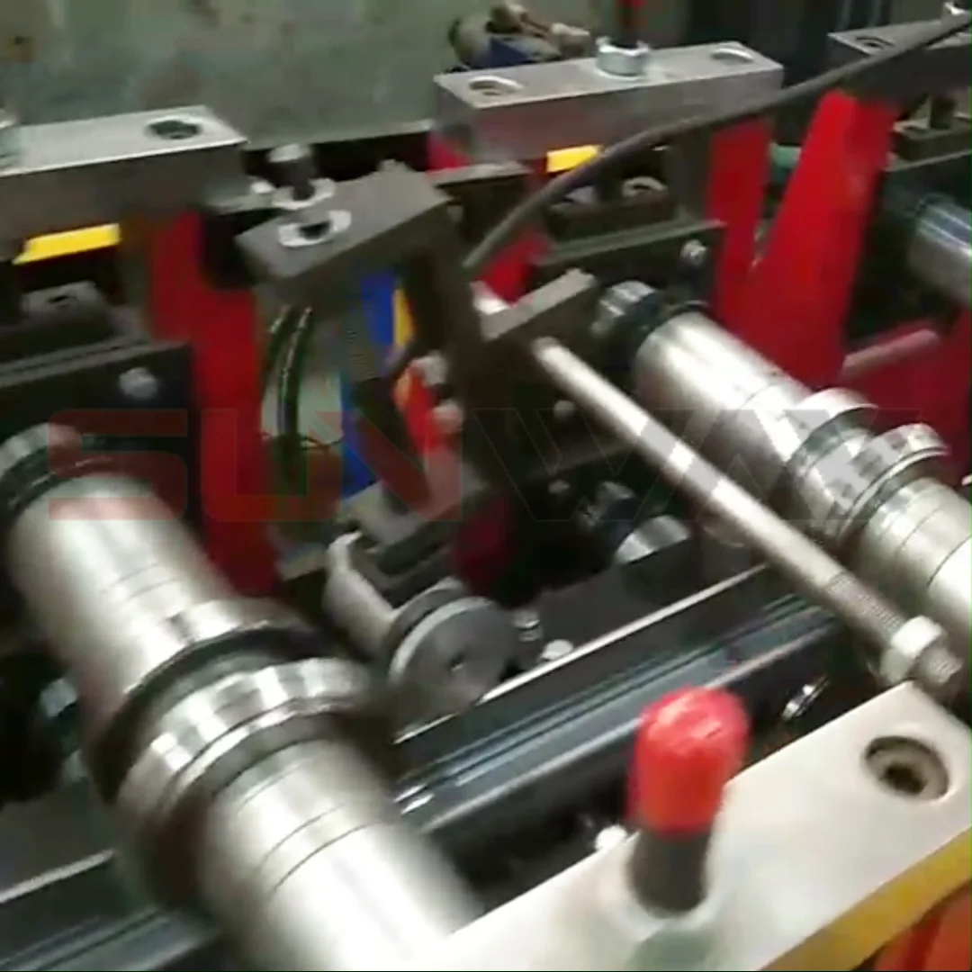 Automatic C Purlins Brace Tile Machine Making Machinery C U Section ...