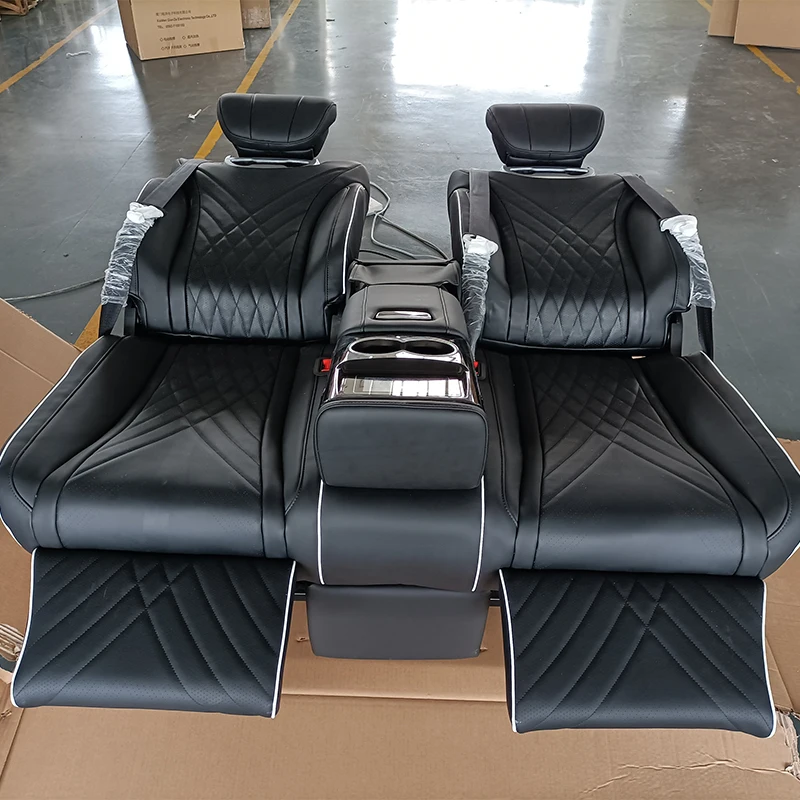 Custom Rear Triple Coach Luxury VIP Back 3 Seater Van Bench