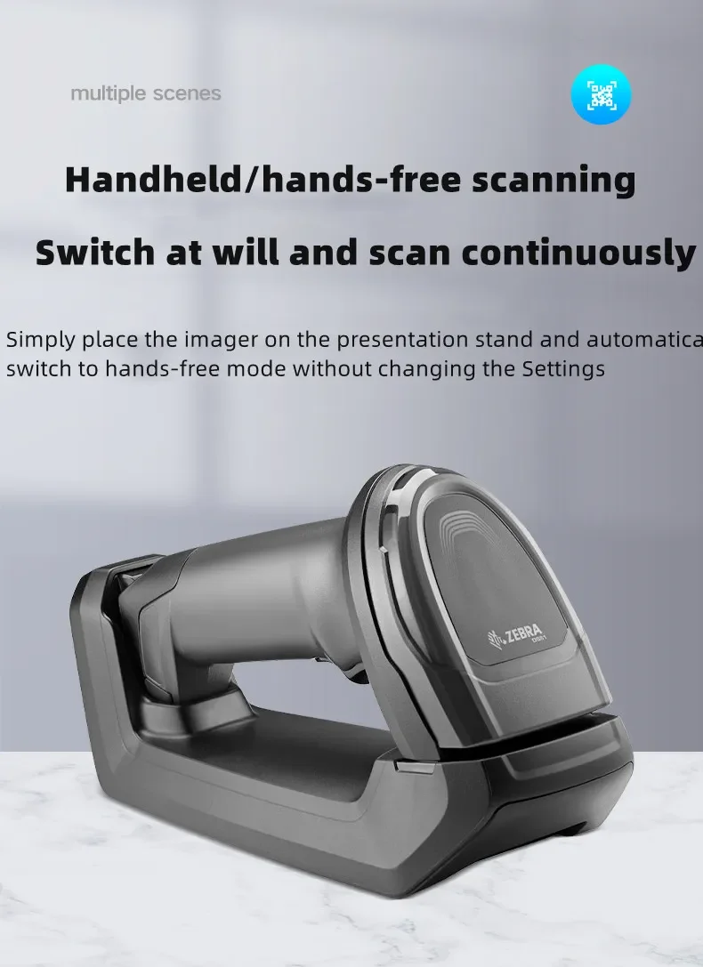 Zebra Ds8000 Series - Ds8108 / Ds8178 Wireless 2d Barcode Scanner ...