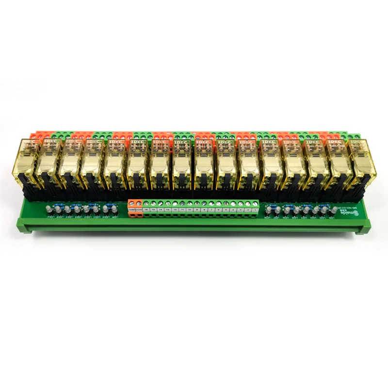 Shimaide 16-Channel Universal Relay Module 2 Open & 2 Close Screw Type for AC220V Power Relays ...