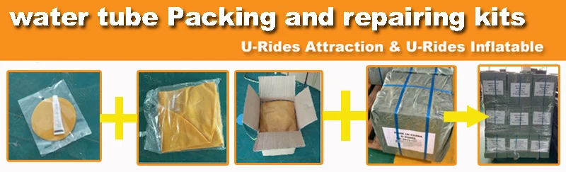 2 Riders Lazy River Water Park Equipment High Elastic Pvc 42 ...