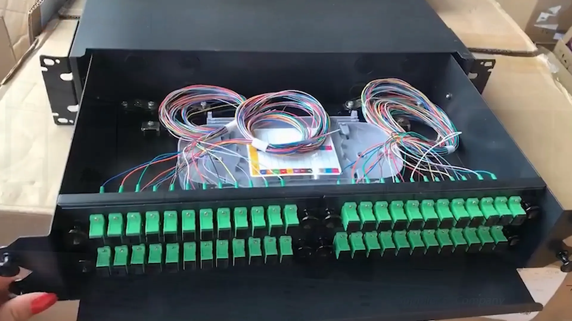 Fiber Optic Patch Panel 12 Core Single Mode 4core 48 Lc Sc 144ports Sc ...