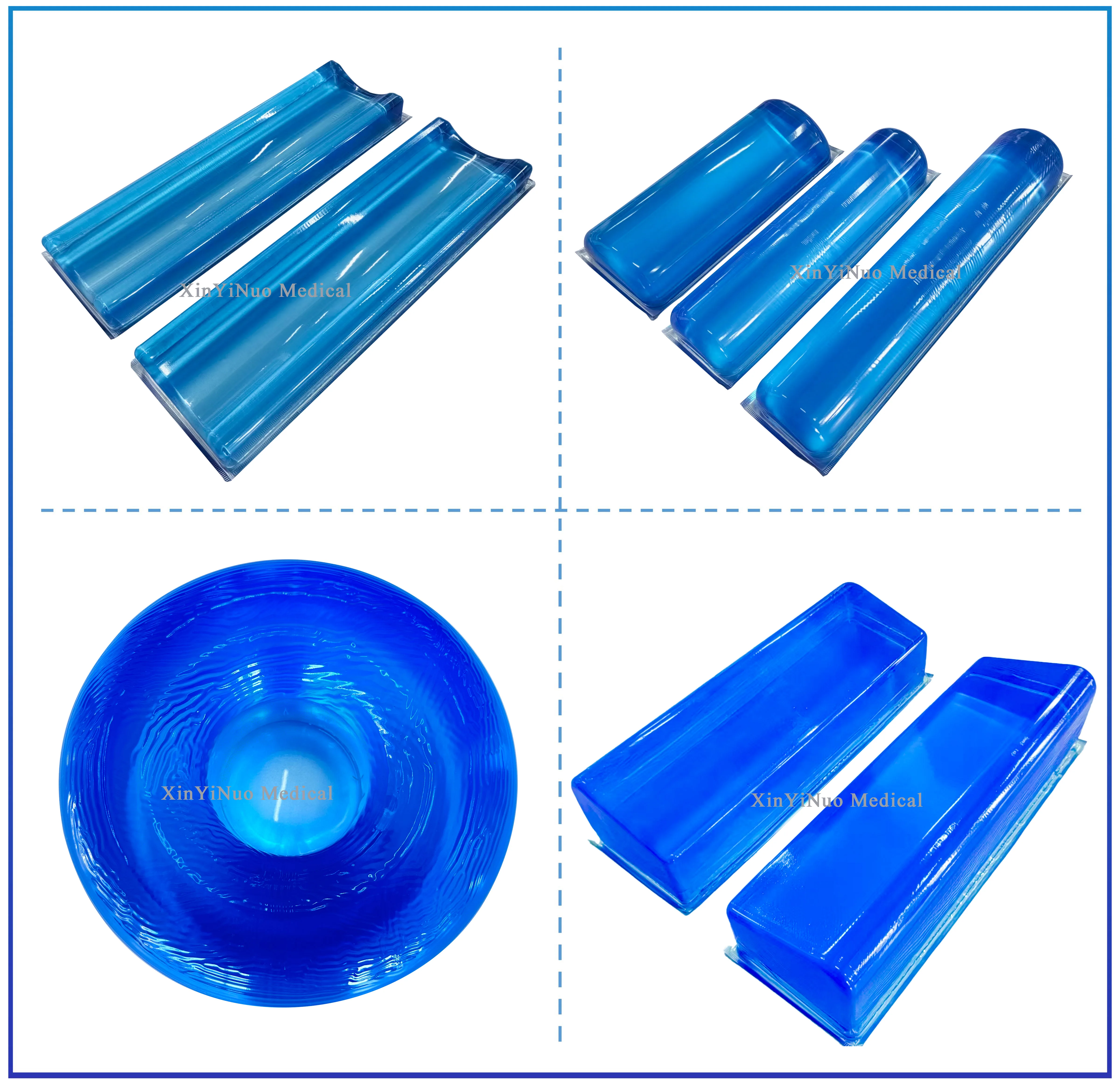 Supine Position Bowl Shaped Head Pads - Surgical Gel Pads