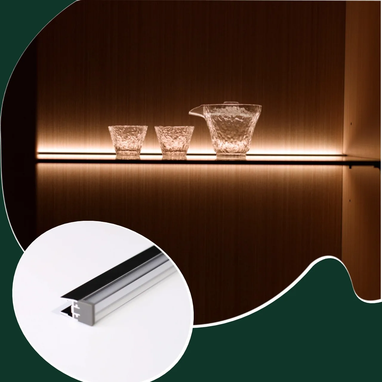 Manufacturer Factory's Double Flush Mounted Dimmable Led Cabinet Light ...