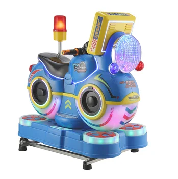 Shopping Mall Coin Operated Kiddie Rides Gaming Machine 3d Motorcycle ...