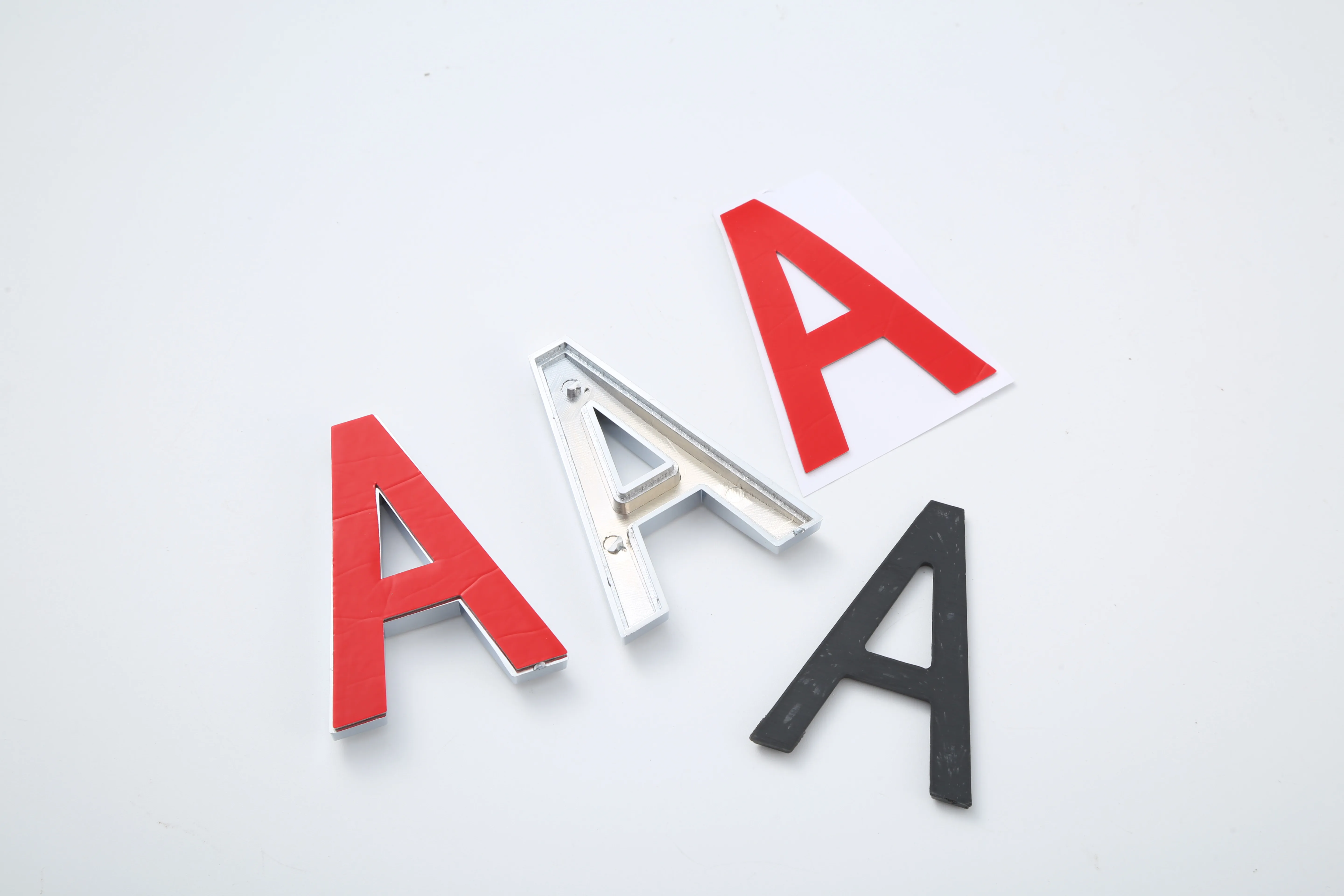 Electroplating process letter A~Z Adhesive Door Number for House ...