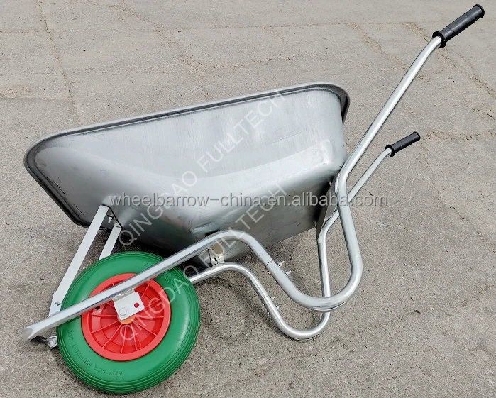 European Poly Plastic Tub Twin Wheelbarrow Stablemate Wheel Barrow Twin ...