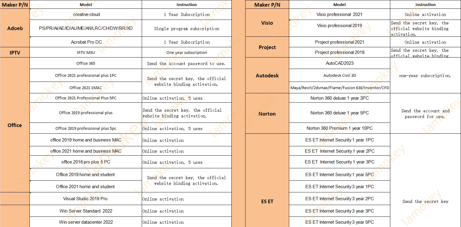 Genuine Office 2019 Pro Plus Digital Key 1pc 100% Online Activation ...