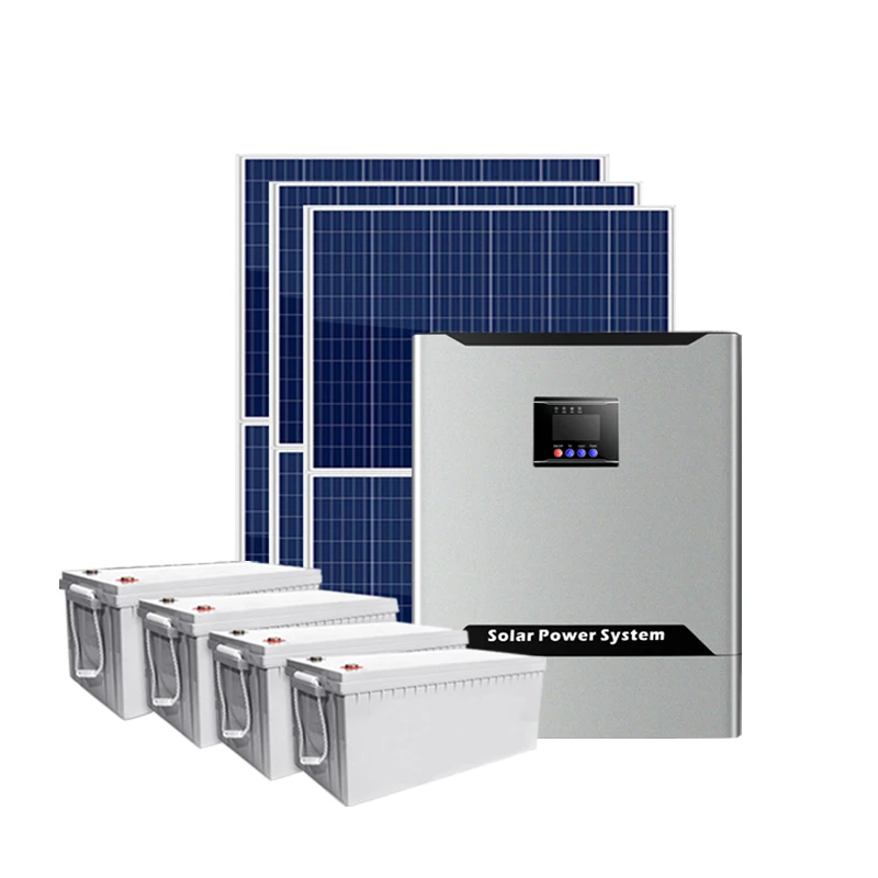 Residential Lithium Lifepo4 Battery Off Grid Solar System Complete 1kw ...