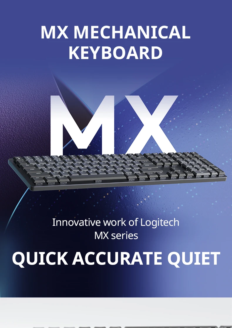 Logitech Mx Mechanical Mini Illuminated Tactile Quiet Switches Backlit ...
