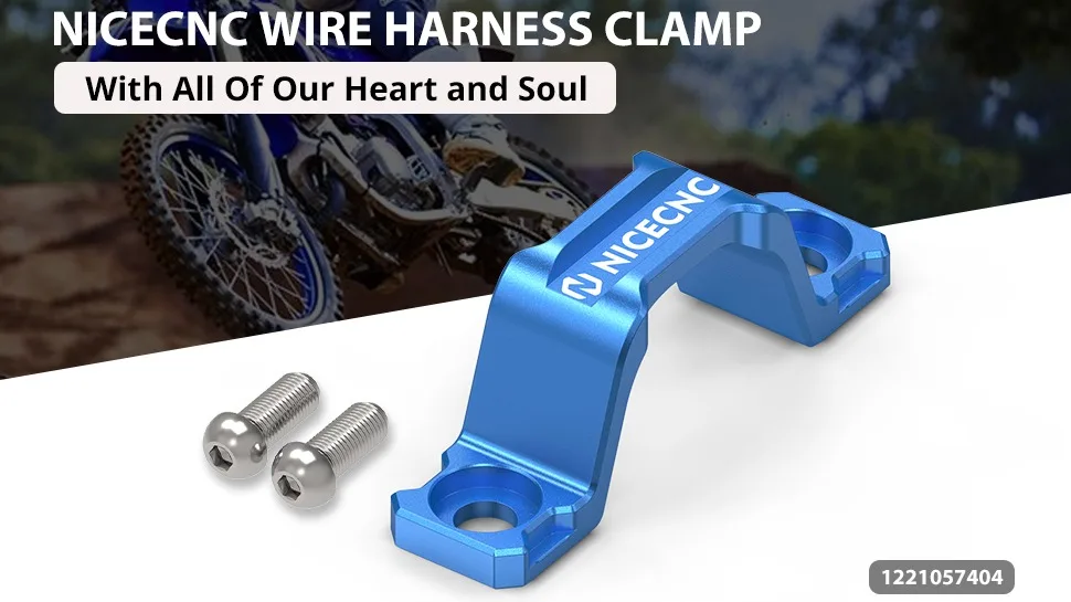Nicecnc Billet Wire Harness Clamp For Yamaha Yz125 Yz125x 2020-2022 ...