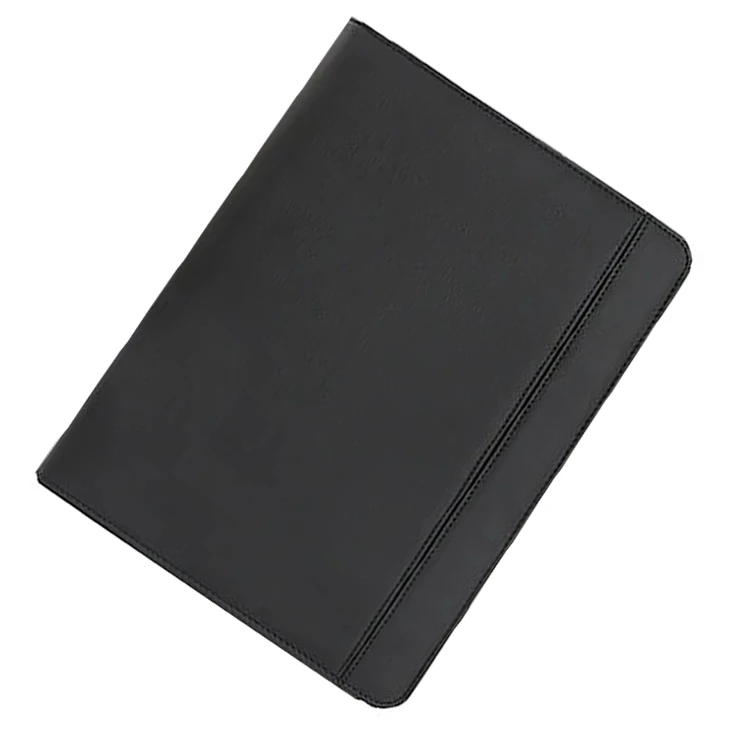 Custom Logo Mini Padfolio A4 Leather File Folder