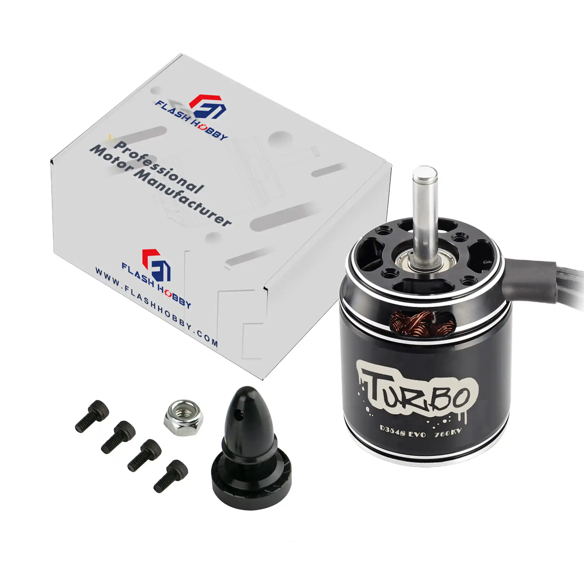 Flashhobby 760KV Brushless Motor High Torque&Power D3548EVO CNC ...