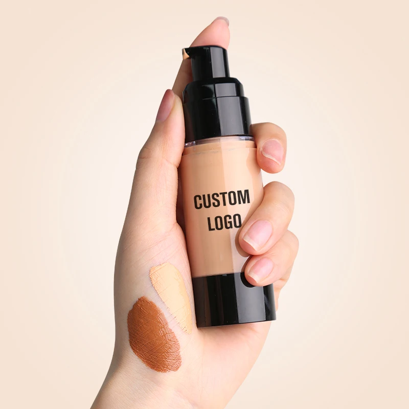 Private Label Liquid Korean Foundation Flaw Concealer Makeup Base Face ...