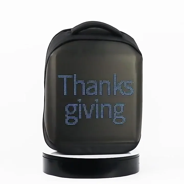 Girls Led Backpack Laptop Night Luminous Waterproof Bag Student Trendy ...