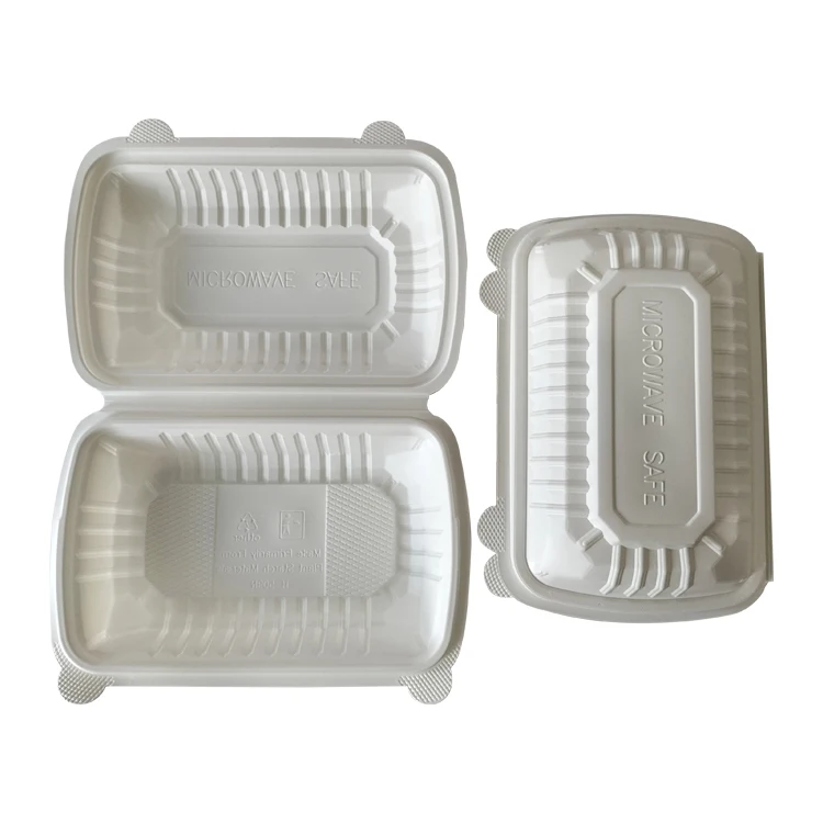 Biodegradable Food Grade Clamshell Pla Disposable Luncn To Go ...