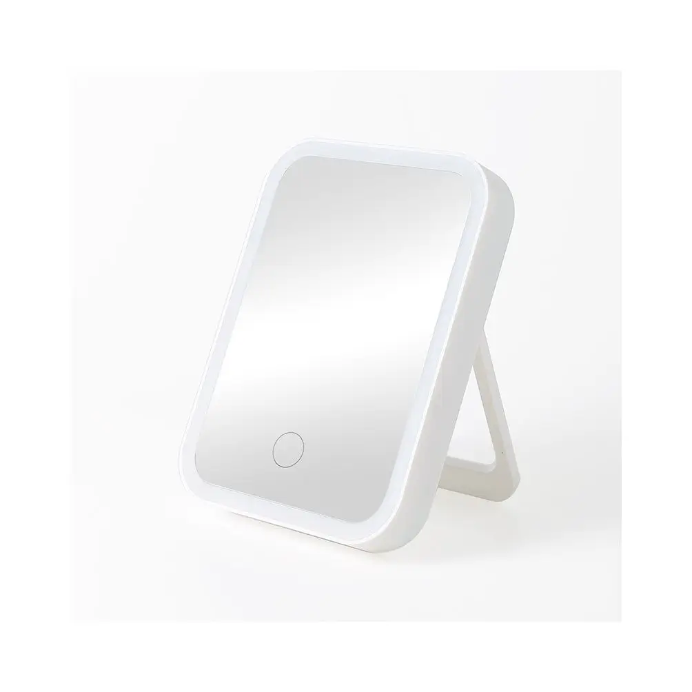 Hot-selling Square Led Makeup Mirror Desktop Usb Charging And Touch ...