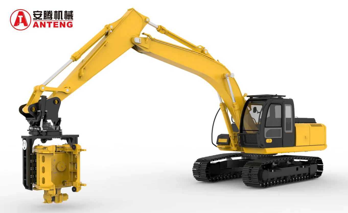 Hammer Vibro Pile Pneumatic Hammers Ripper Dz150a Suspended Tilting ...