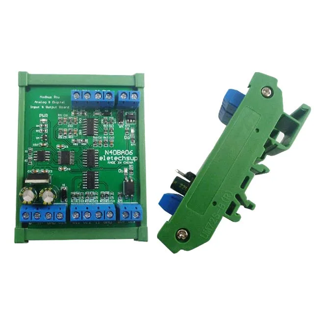 N4DBA06 8-Channel Analog Digital IO Module with RS485 Modbus RTU Protocol