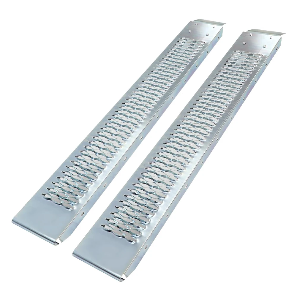 Metal Ramp Ladder Motorcycle Ramp Transport Loading Tools Car Ramps For ...