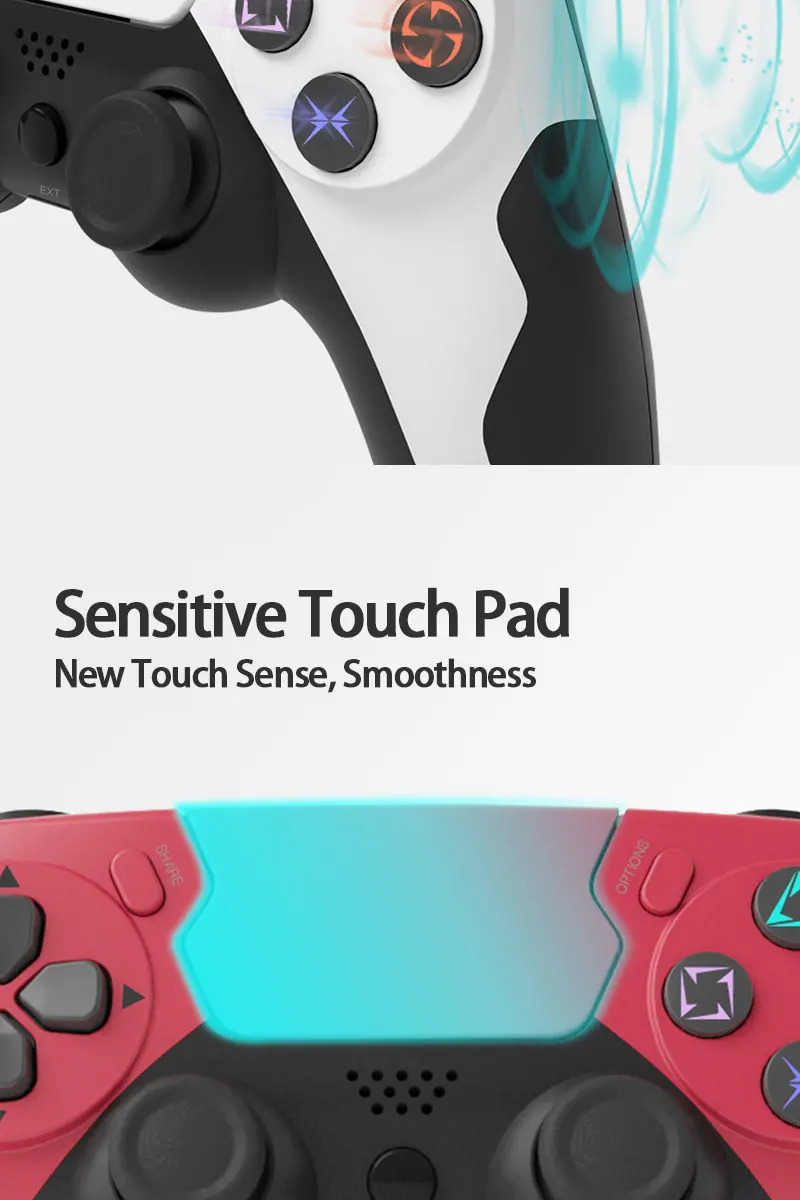 2024 New Bluetooth Wireless Game Controller Double Motor V2 Vibration Six Axis Gyroscope Gamepad ...