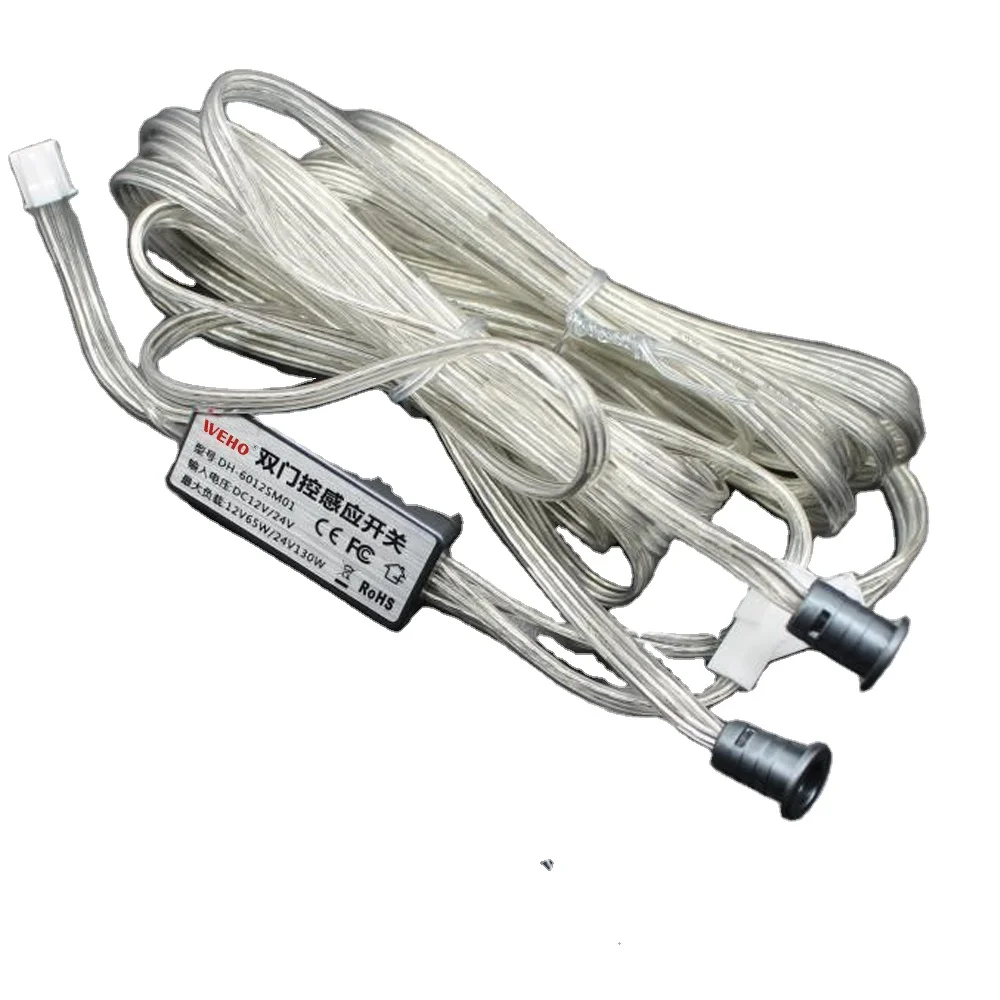 Led Light Double Door Sensor Switch Led Cabinet Furniture Kitchen Light ...