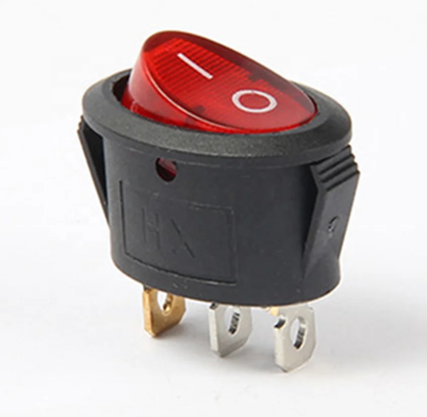 Multiple Models 2 Position Round Led Boat Kcd 1 Rocker Switch 3pin ...