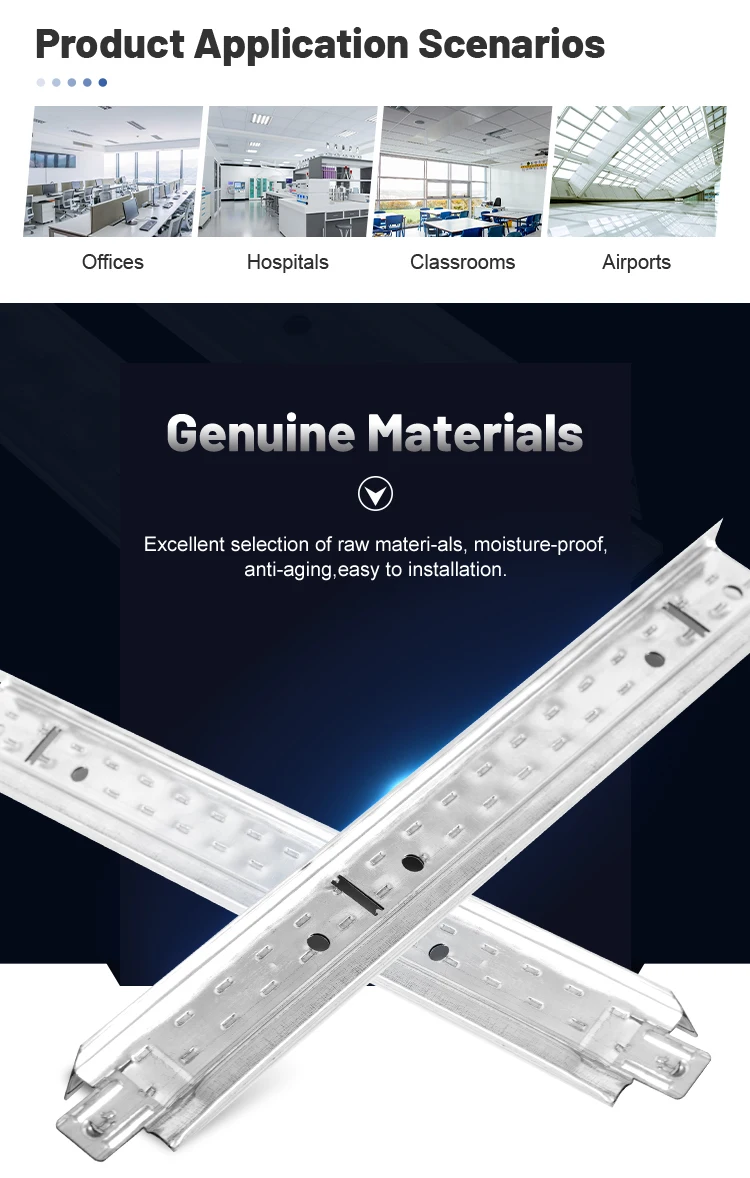 Cheap Ceiling Grid Component For Ceiling System - Buy T Bar Grid ...