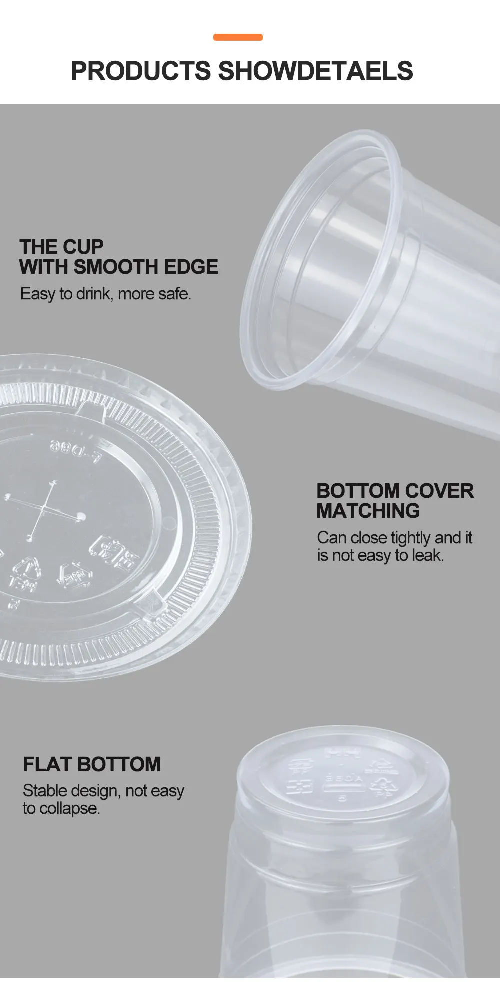 Vaso De Plastico - Custom Printed PP Cups for Juices & Coffee