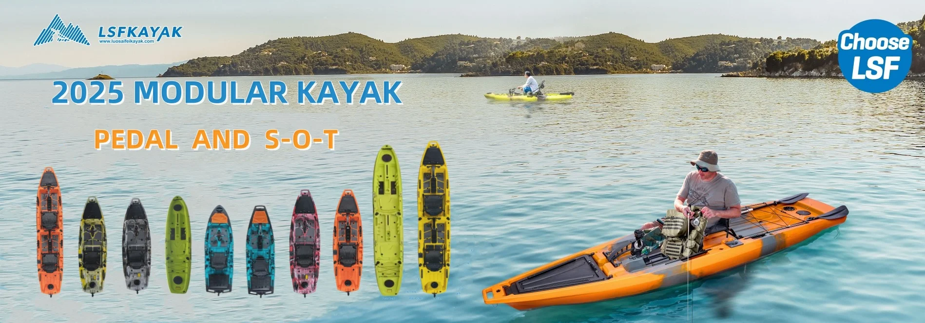 2025 New 15 ft Modular Kayak Super Lightweight LLDPE Paddle Motorized ...