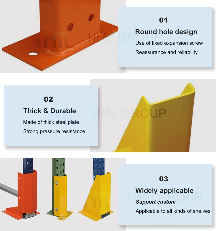 Heavy duty steel column corner guard racking protector| Alibaba.com