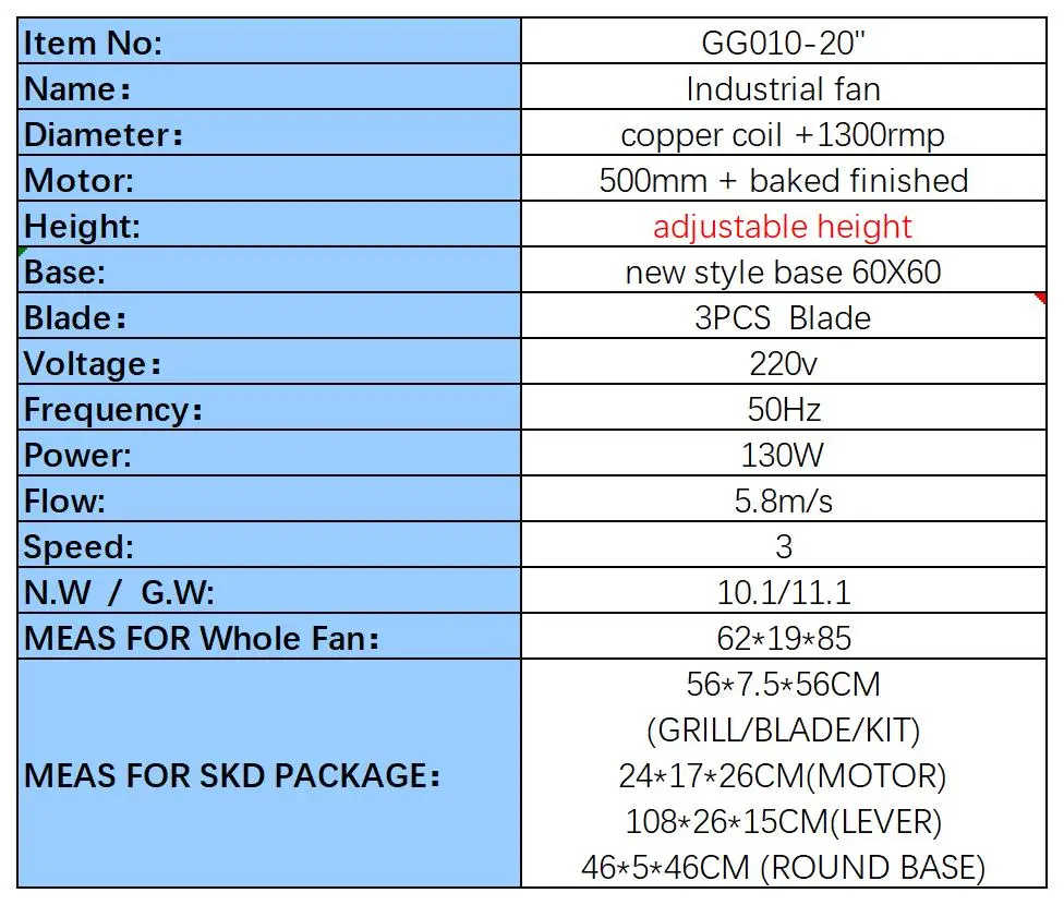 130W Industrial Electric AC Axial Flow Fan Wall-Mounted Greenhouse ...