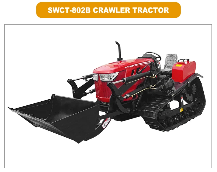 Low Center of Gravity Farm Working Crawler Type Agriculture Mini ...