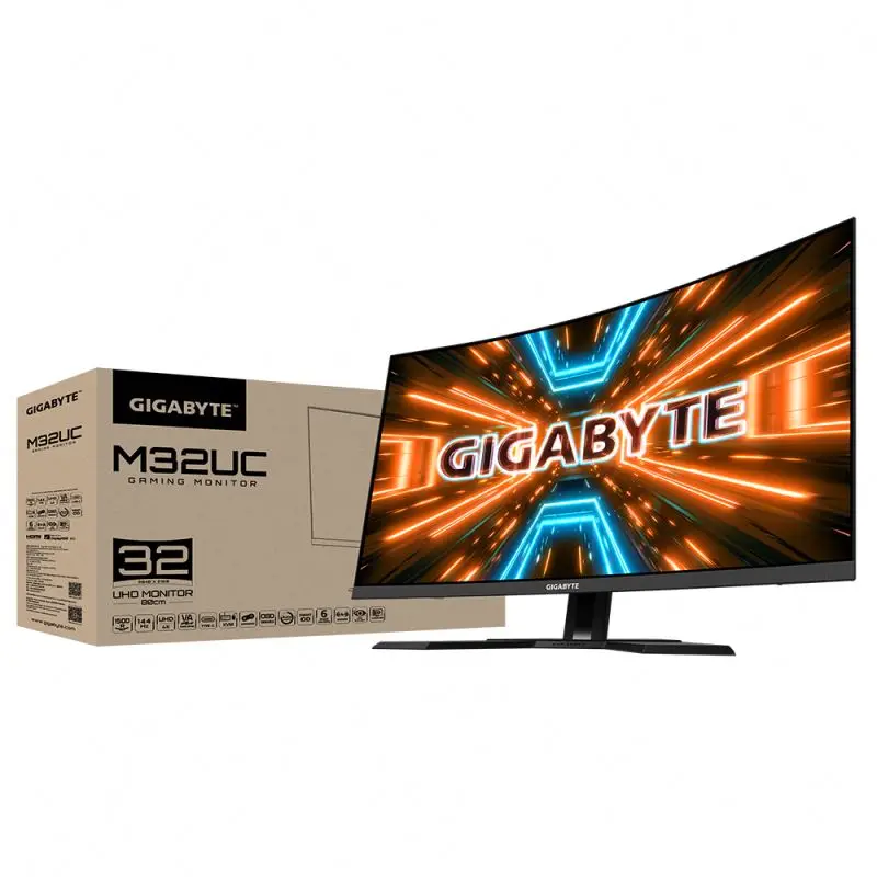 Gaming Monitor Giga-byte M32UC 4K Gaming Monitor 32inch 144Hz Gaming ...