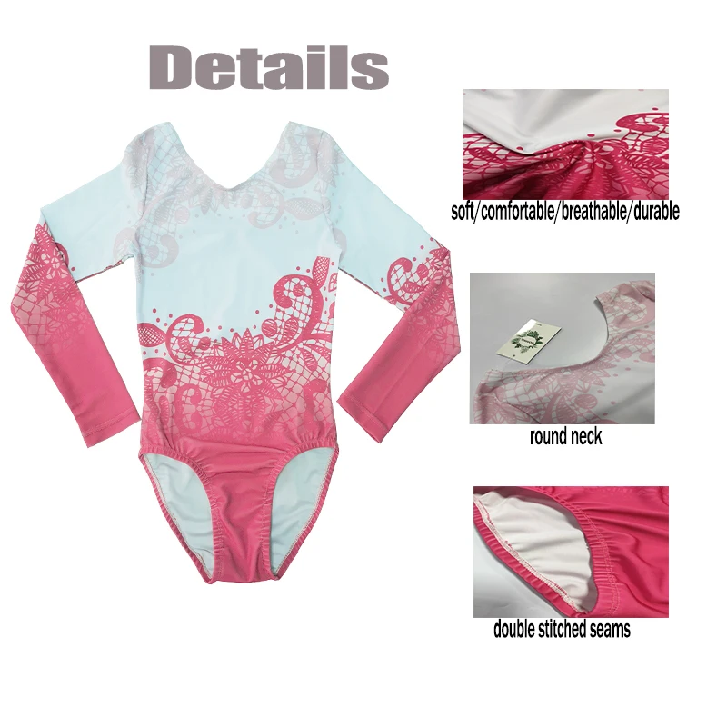 Fancy Leotards - Custom Made Gymnastic Long Sleeve Leos