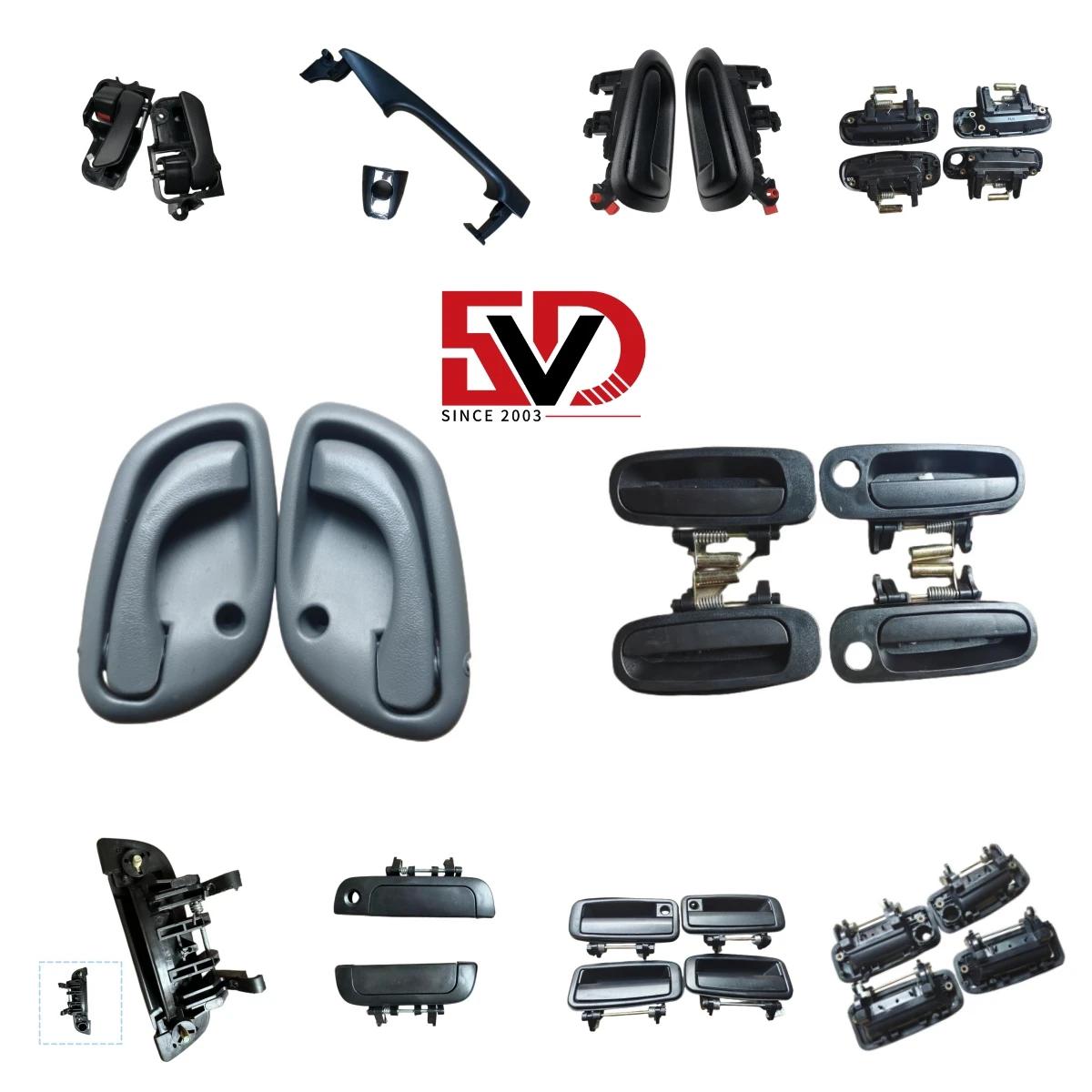 Svd Cream Black Gray Left Right Interior Car Door Handle 69205-12160 ...