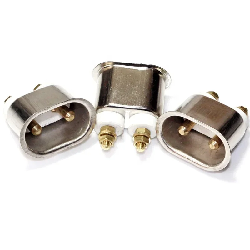 5mm 6mm IEC C8 Ceramic Wiring Socket Plug for Electric Oven, 35A 600V ...